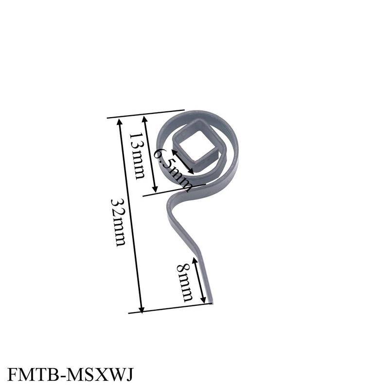 Anti-theft door door handle return round spring flat spring double live ...