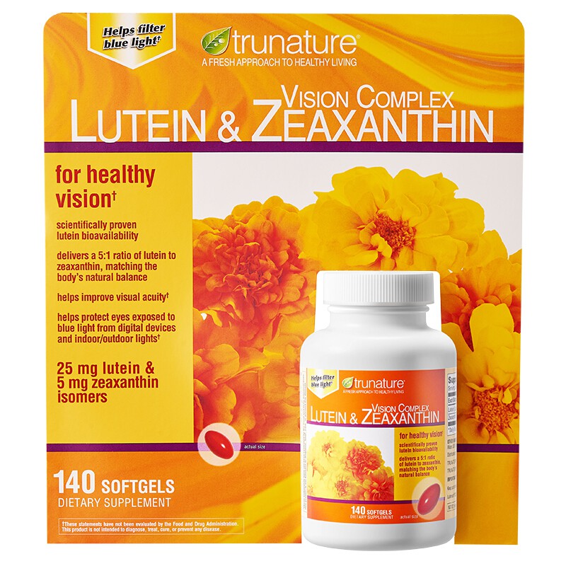 TruNature Lutein + Zeaxanthin Lutein vision eye care imported from the ...