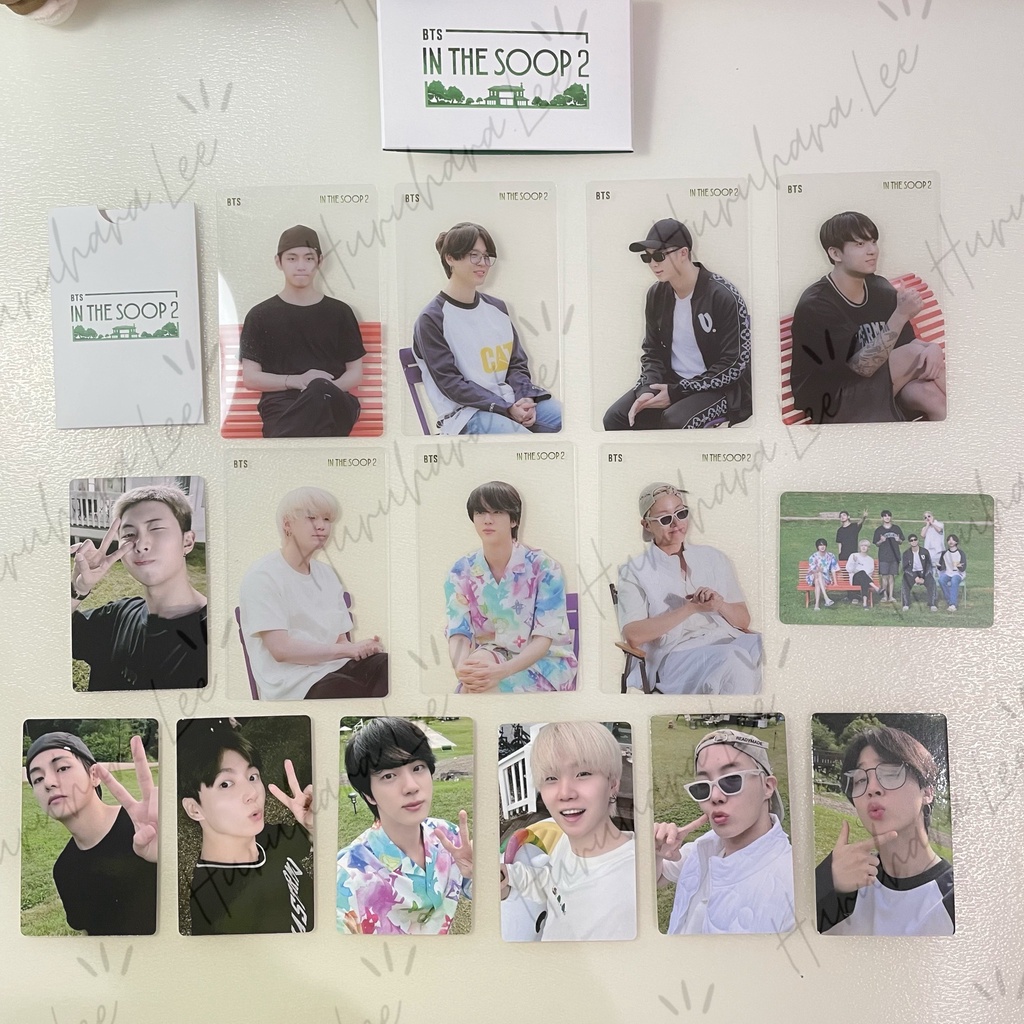 [BOOKED] Pc + CLEAR PC, PVC PC OT7 BTS IN THE SOOP SEASON 2 GIFT [ITS ...