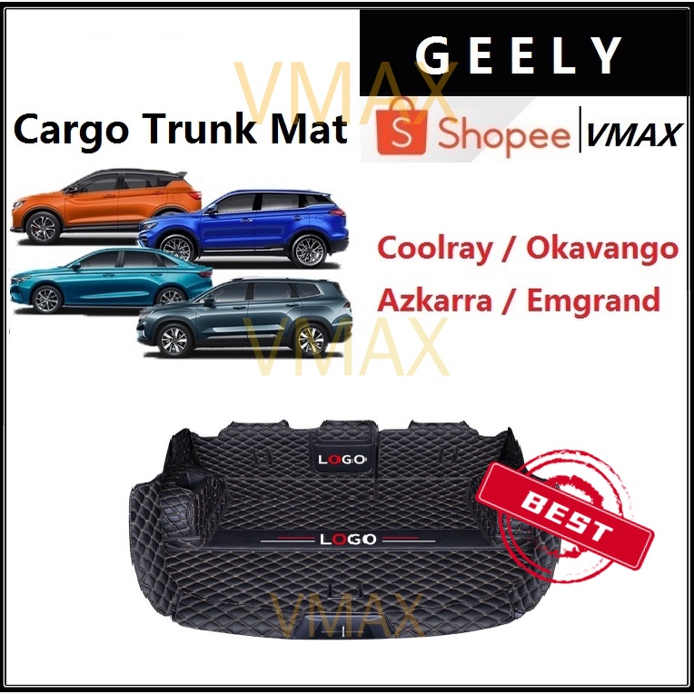 Geely Emgrand Okavango Coolray Azkarra Cargo Trunk Tray Mat Compatible ...
