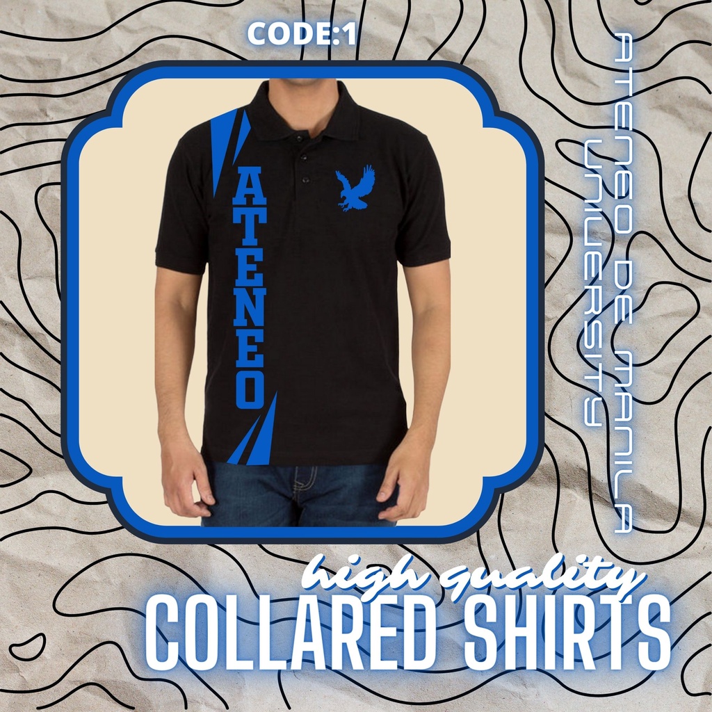 ADMU (Ateneo de Manila University) High Quality COLLARED SHIRTS ...