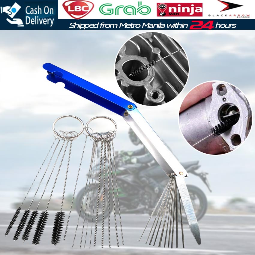 【Fast Delivery】Motorcycle Carburetor Cleaning Tool Carbon Dirt Jet ...