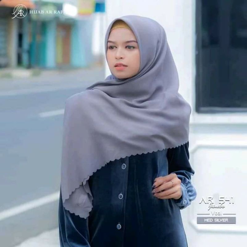 Hijab arrafi ar 541 jumbo - arrafi rectangular hijab - plain voal ...