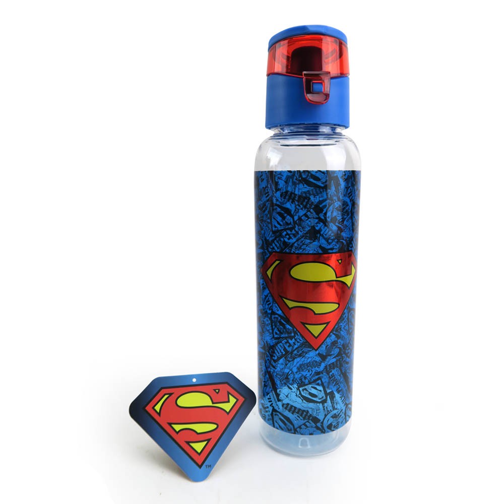 SUPERMAN Flip Up Water Bottle 590ml | Shopee Philippines