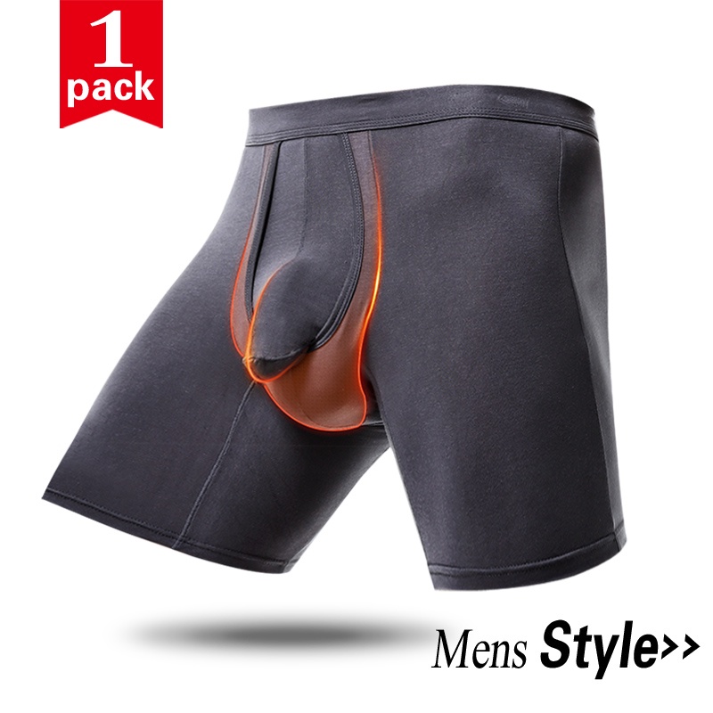 Men's Lengthening Sports Briefs Separation Anti-Abrasive Legs Large ...