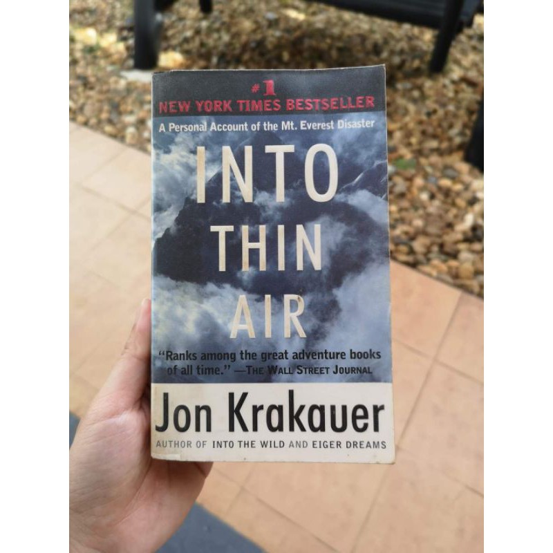 Into Thin Air by Jon Krakauer | Shopee Philippines