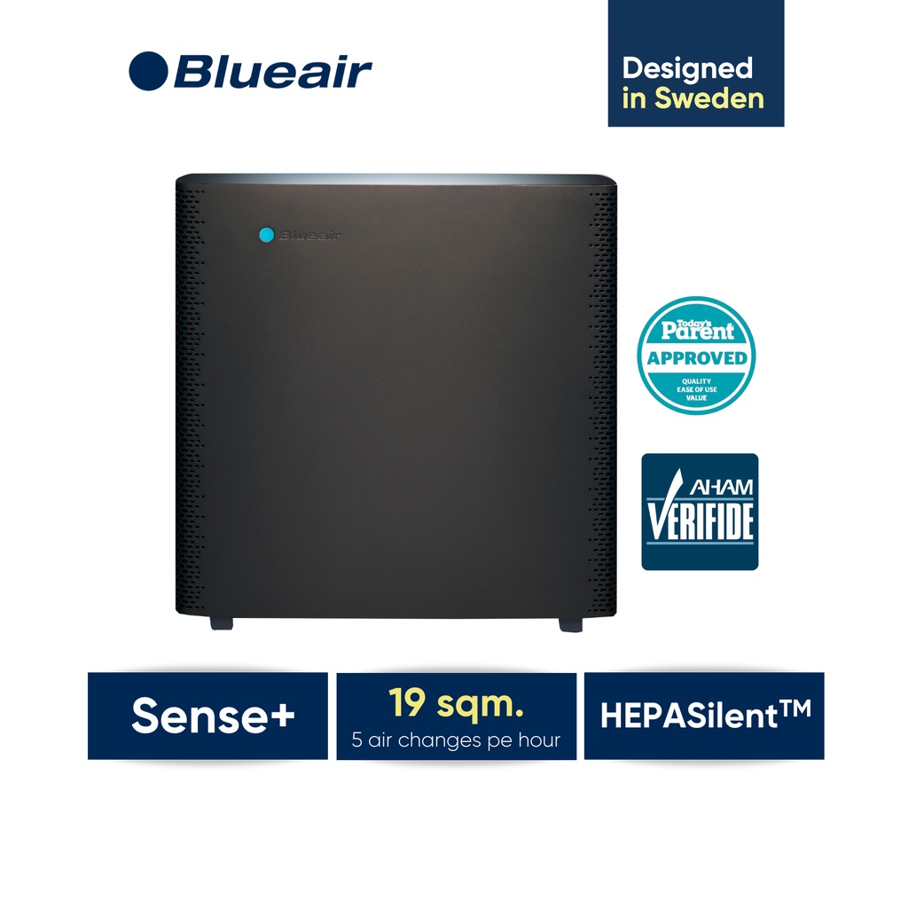 Blueair Sense+ Air Purifier with HEPA Silent Filtration Technology ...