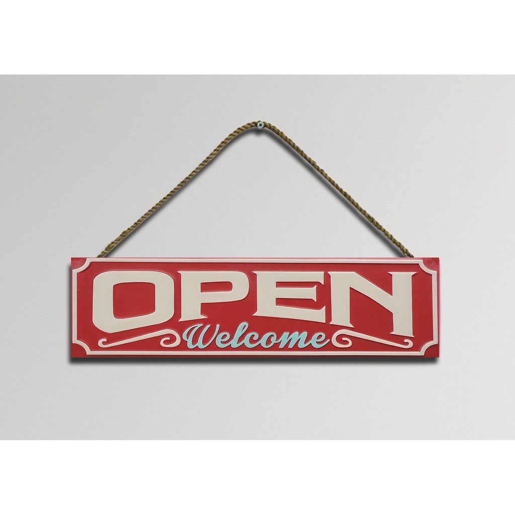 Hanging Decorations With OPEN And CLOSE Writings/OPEN And CLOSE CAFE ...