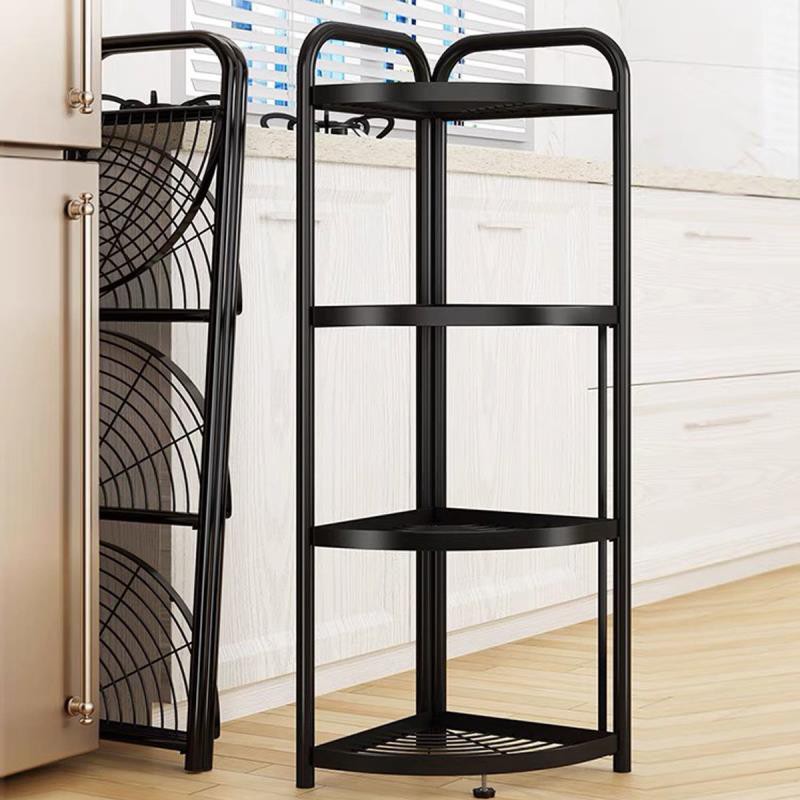 Installation-free Folding Pot Rack Kitchen Rack Floor-standing Multi ...