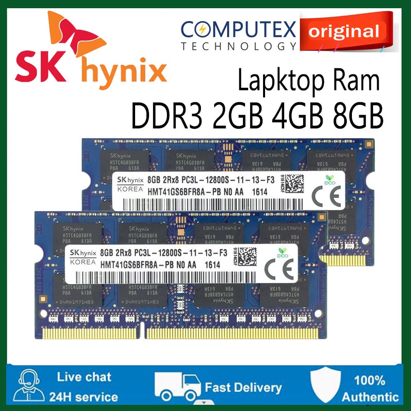 SK Hynix 2GB 4GB 8GB DDR3L DDR3 1333Mhz 1600Mhz SODIMM Laptop Memory RAM Notebook RAM | Shopee ...