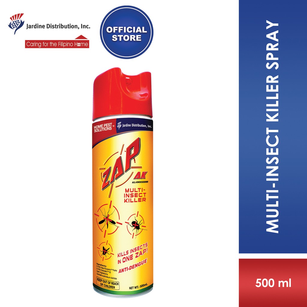 ZAP Multi-insect Killer Spray - 500 ml | Shopee Philippines