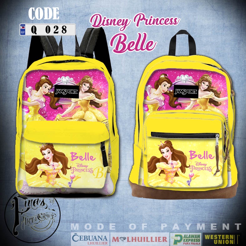 Gawang Bataan Backpack Disney Princess Batch 4 | Shopee Philippines