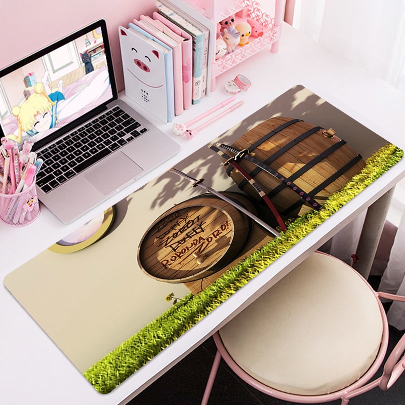 One Piece Mouse Ped Anime Gaming Pad Rubber Keyboard Xxl Large Mousepad ...