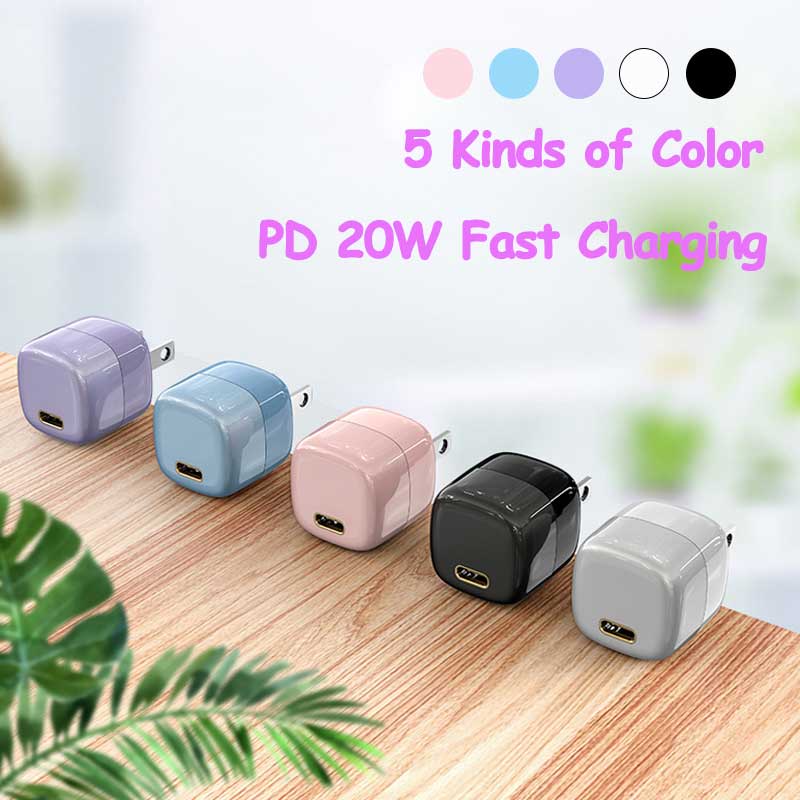 Mini Super Si USB C Charger 20W Type C PD Fast Charging For iPhone 13 ...