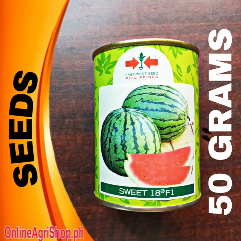 SWEET 18 F1 HYBRID WATERMELON SEEDS 50 GRAMS EAST WEST SEEDS | Shopee ...