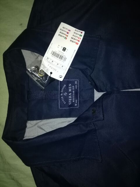SFERA MEN REGULAR FIT MEDIUM SIZE 38 BLUE (MADE IN SPAIN) | Shopee ...
