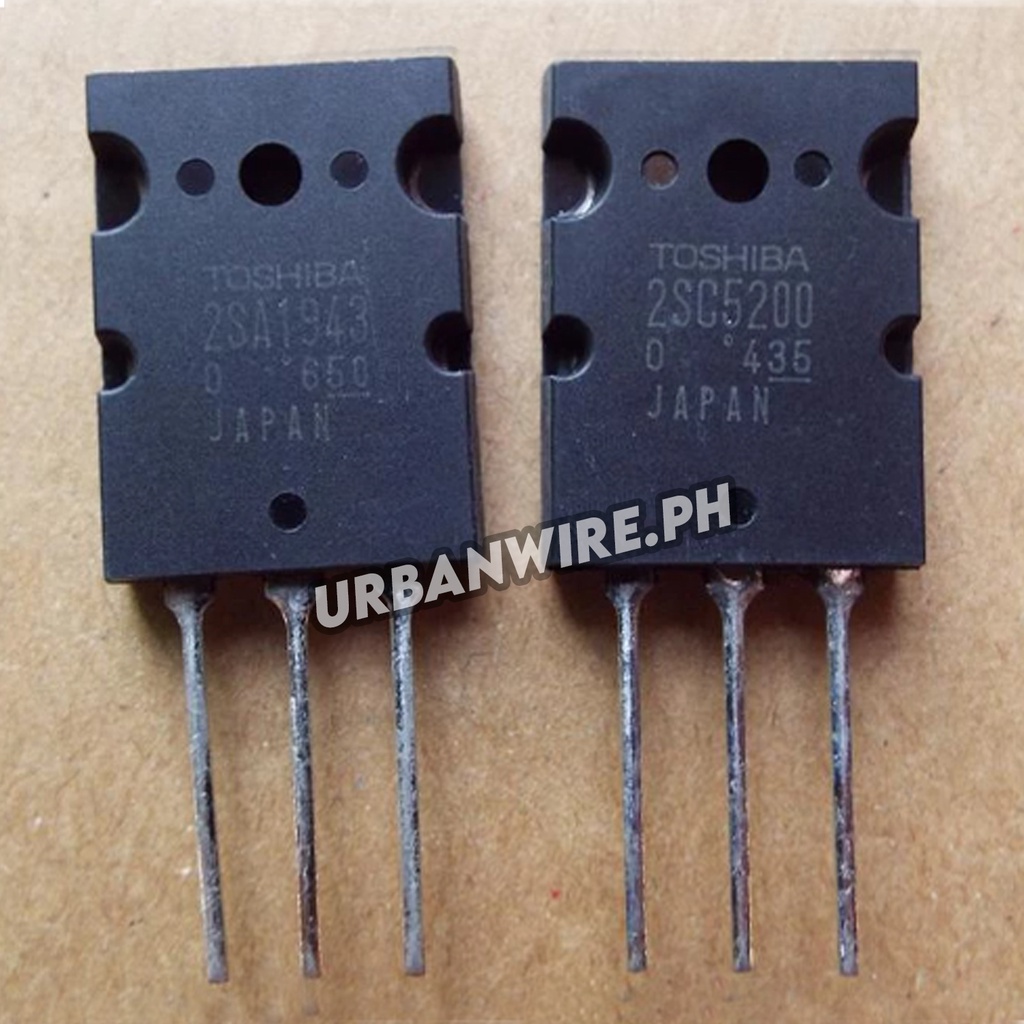 🟦 Original Toshiba Transistor (2SA1943 & 2SC5200) 🟦 | Shopee Philippines
