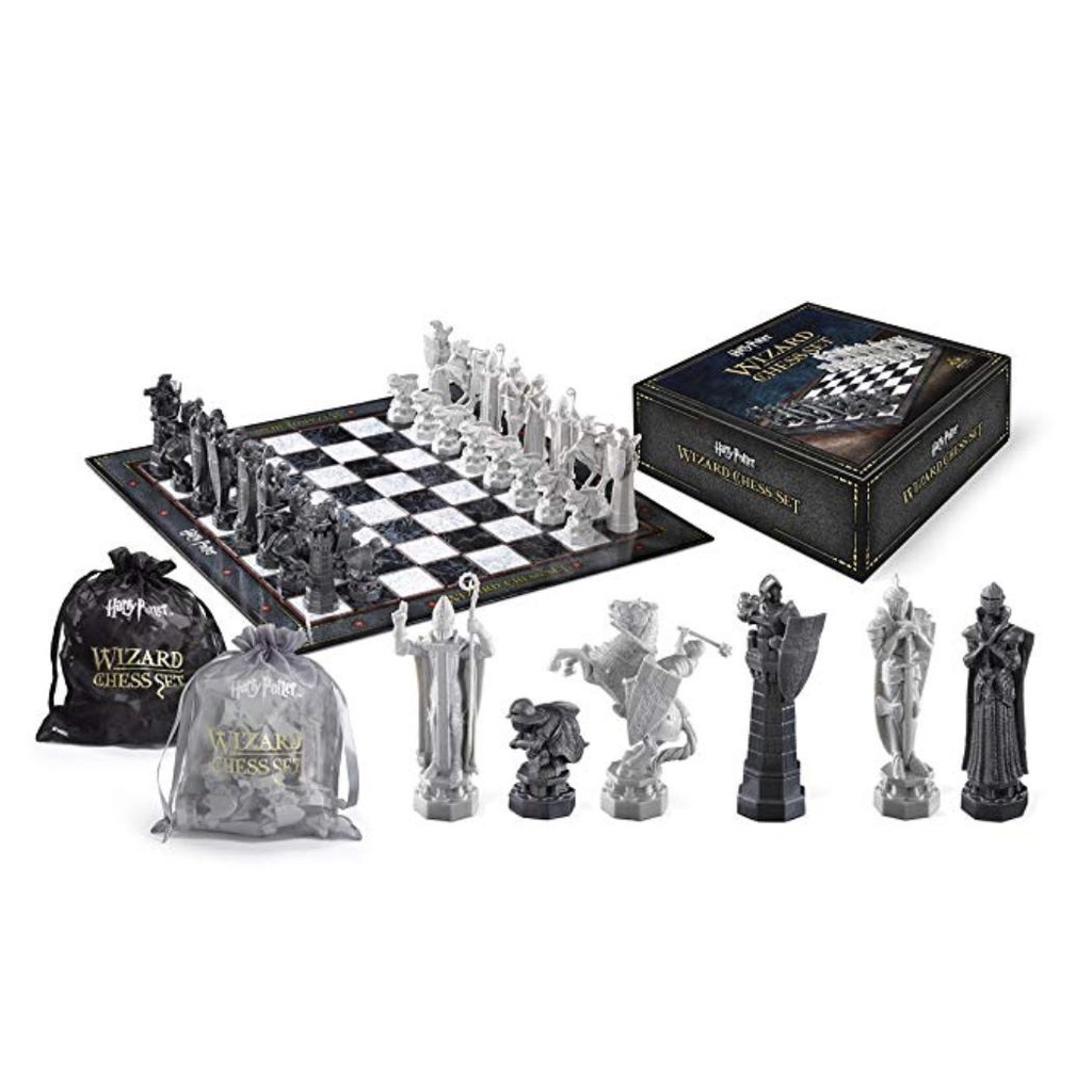 Monstermarketing Knights & Wizard Chess Set Like Harry Potter Chess ...