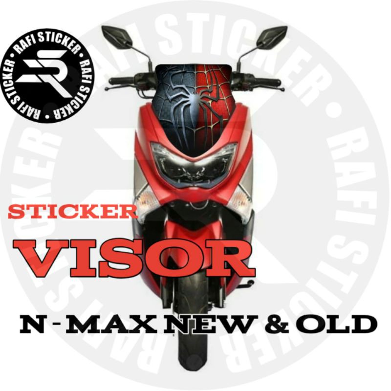 NEW OLD NMAX AND NMAX STICKER FREE TO ADD NAME / NMAX VISOR STICKER ...