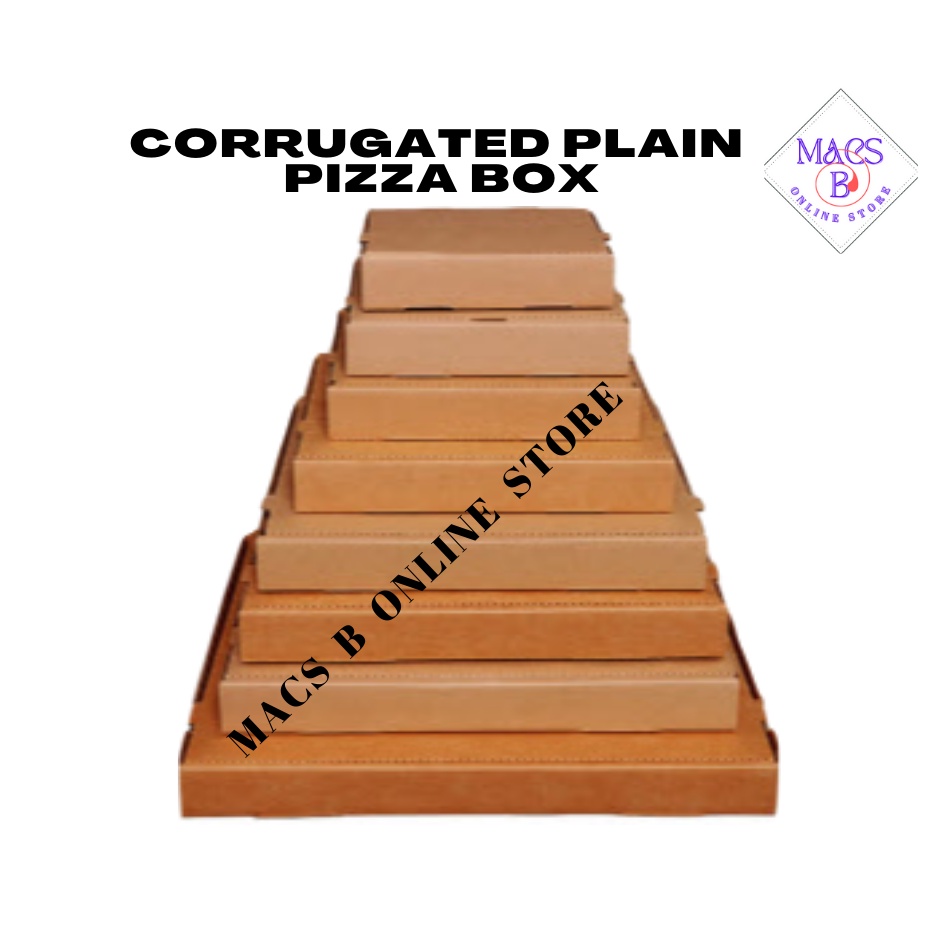 Pizza box corrugated 6"x6"x1.25" (50pcs) | Shopee Philippines