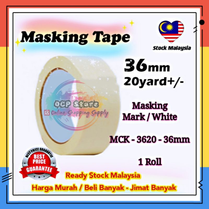 Masking Tape / Mark / Write / Sticker / Adhesive Tape / Tape for Marking / Tape MCX-3620-36mm ...