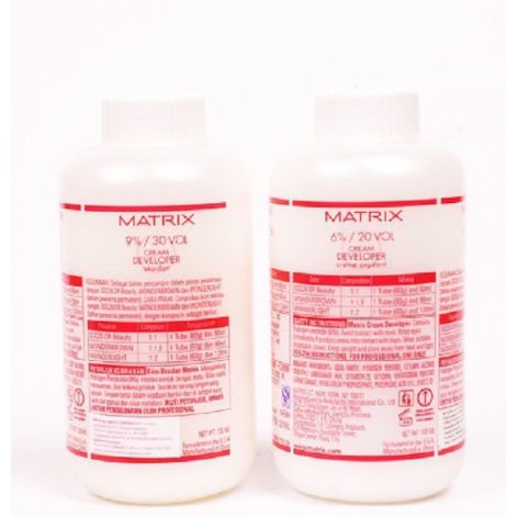 Matrix Oxydant / Developer / Peroxide/Oxi Mini (135 ml) | Shopee ...