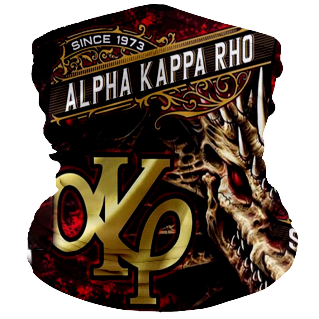 Skeptron Alpha Kappa Rho 3D Printed Balaclava Bandana Seamless Tube ...