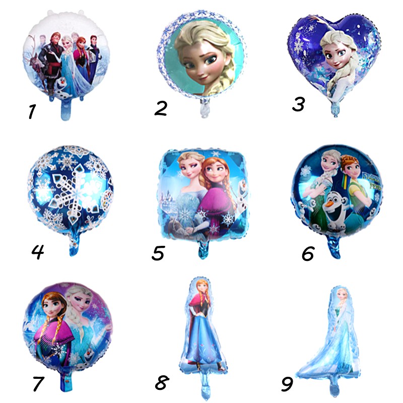 Double-sided Princess Elsa Anna frozen party foil balloon birthday ...