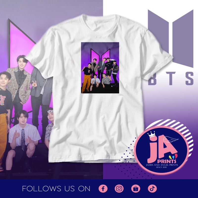 BTS GRAPHIC SHIRT (can customized) | Shopee Philippines