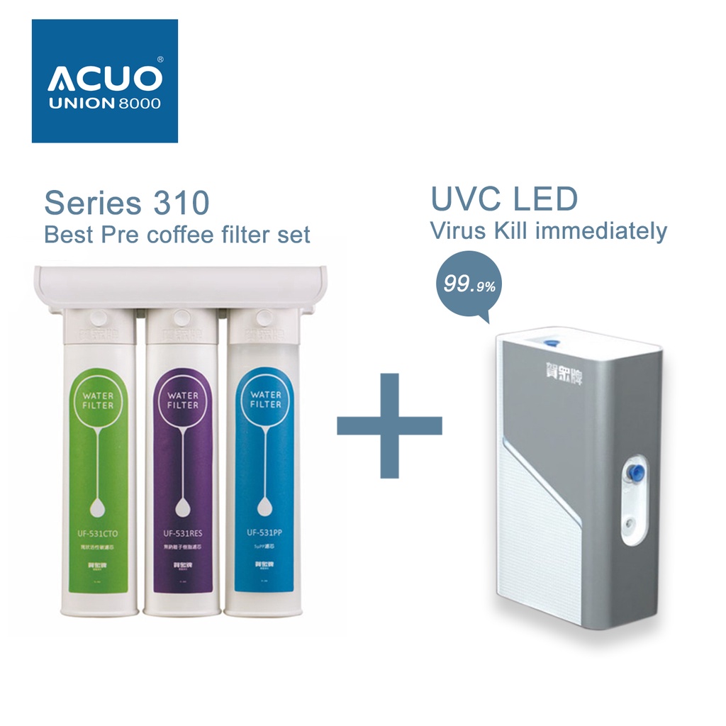 Series 310 (Best Pre Coffee filter) and UVC LED (Virus Terminator ...