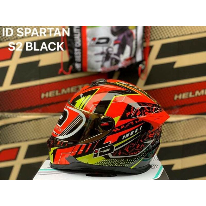 ID Helmet Spararn S2 Black | Shopee Philippines
