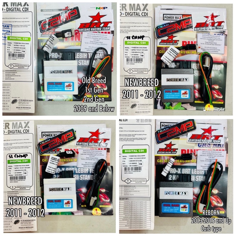 BRT Racing CDI Dual Band R150 Raider 150 Oldbreed, Newbreed and Reborn ...