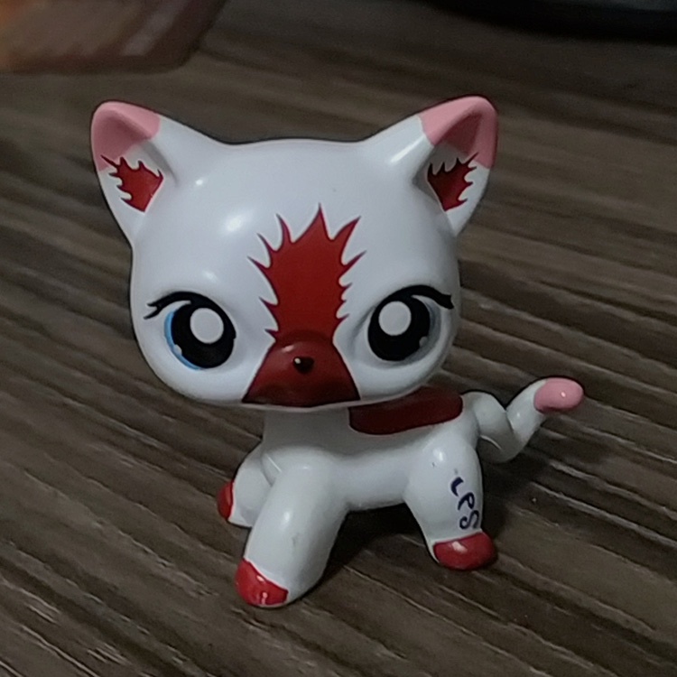 LPS Toys Rare Pet Shop Custom White German Shepherd Short Hair Cat ...