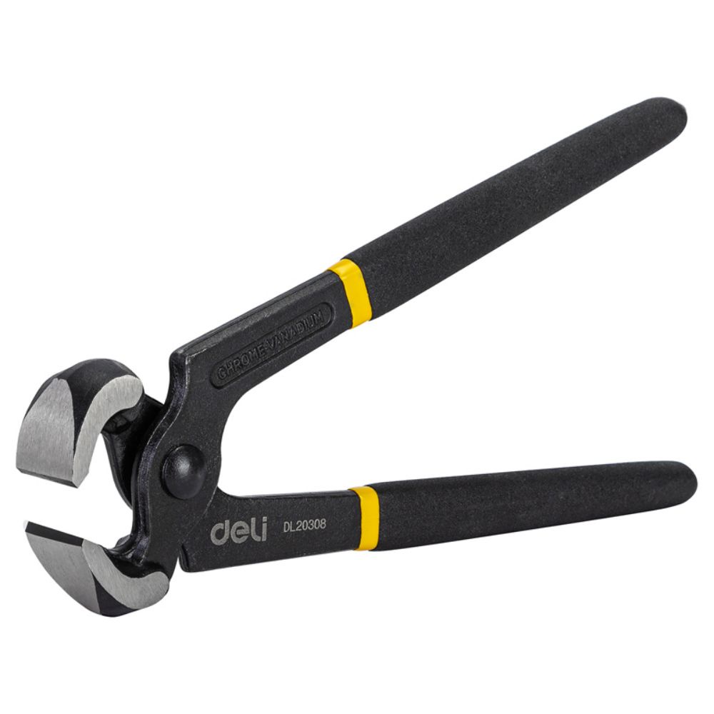 Deli 8" Nutcracker Plier Nail Puller Plier Wire Breaker Plier Wire ...