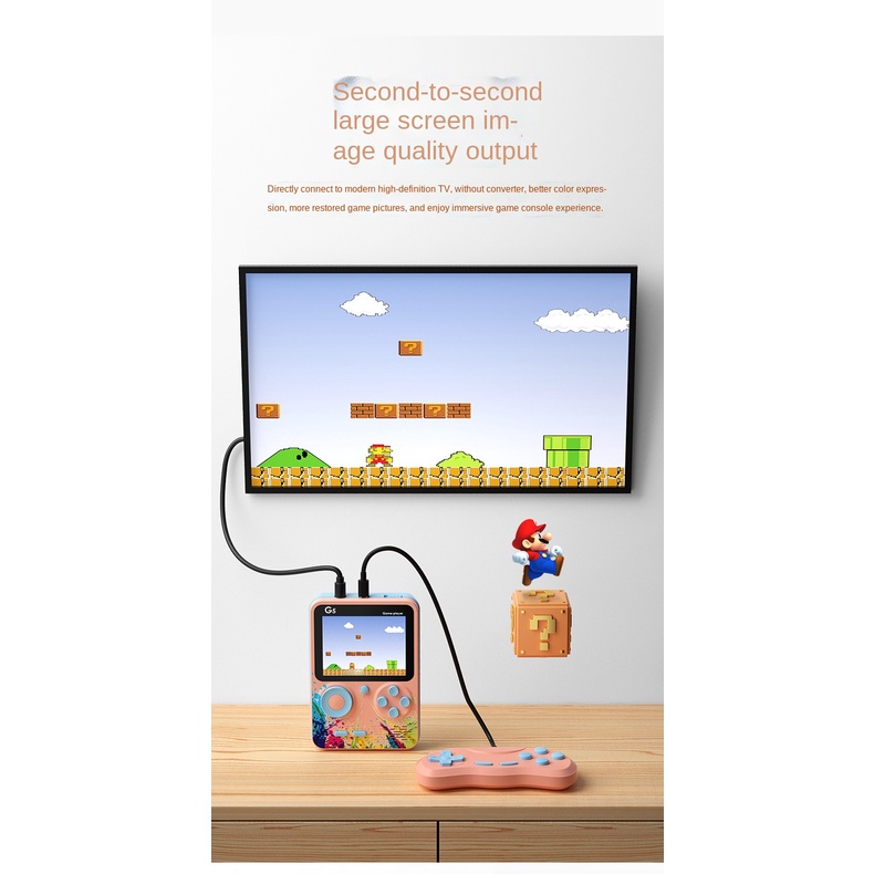 Gameboy Advance 500 Games Super Mario Macaron Splash! 3 Inch portable ...