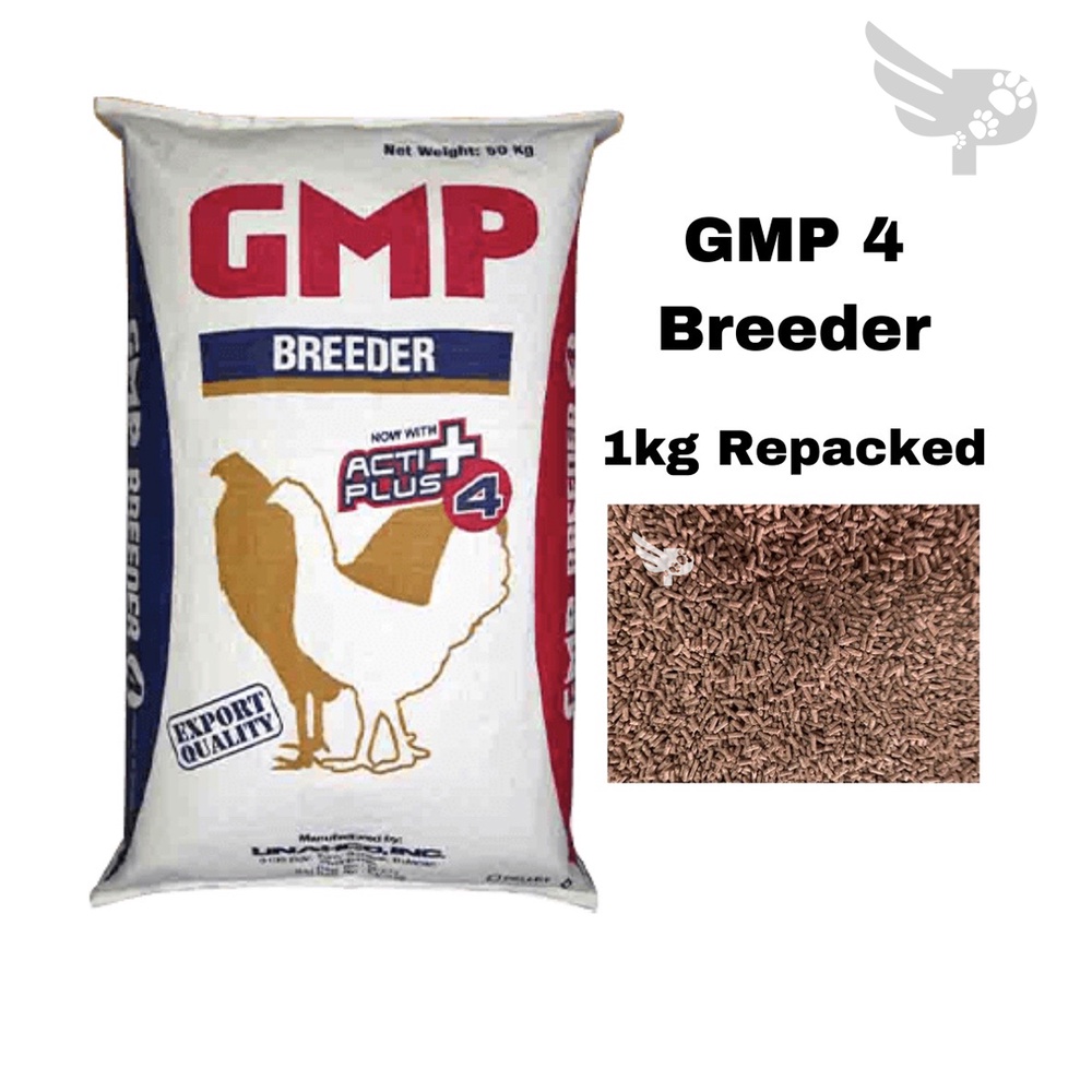 GMP 4 BREEDER 1kg - Clear Plastic Packaging- For Gamefowls, Fighting Cocks - 1 KG - petpoultryph ...