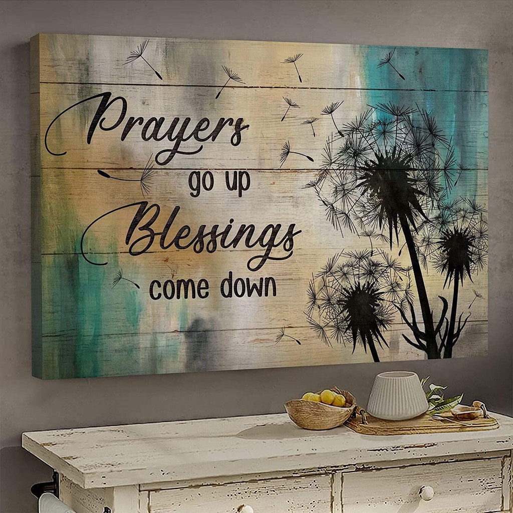 Prayers go up blessings come down Poster jesus pictures for wall Jesus ...