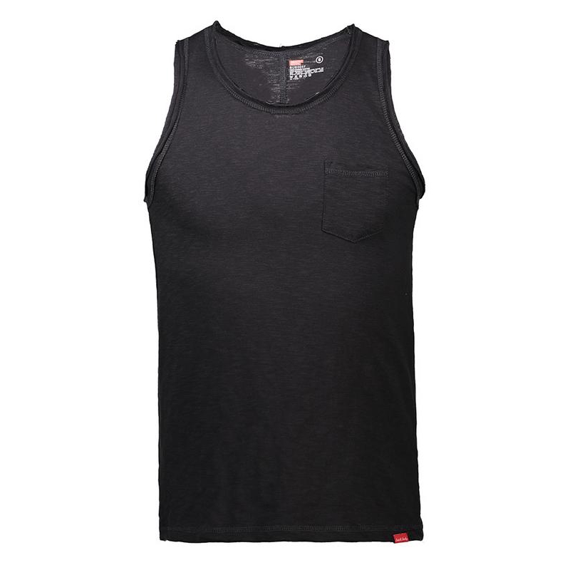BENCH/ Tank Top with Chest Pocket - Black | Shopee Philippines