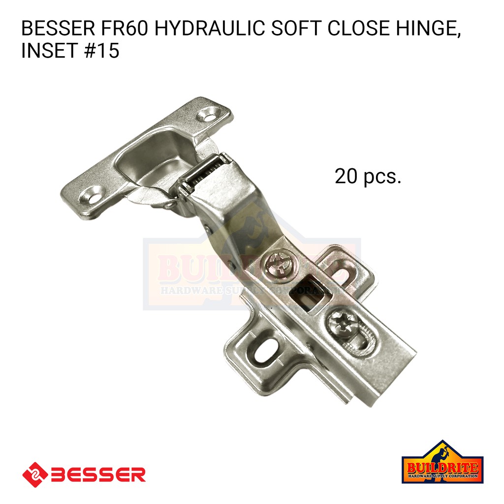 BESSER FR60 Hydraulic Soft Close Hinge (Snap on Type) #15 | Shopee Philippines