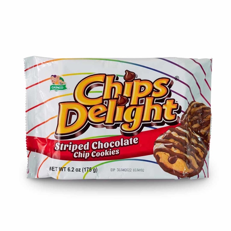 CHIPS DELIGHT STRIPED CHOCOLATE 175G (6.2OZ) | Shopee Philippines