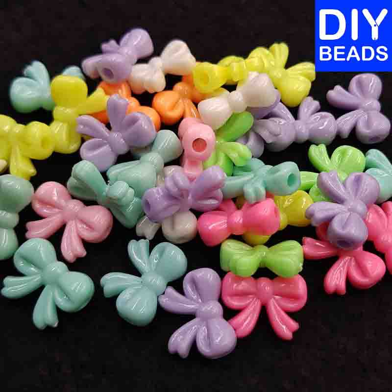 Diy Beads Pastel Ribbon Beads Assorted 250grams | Shopee Philippines