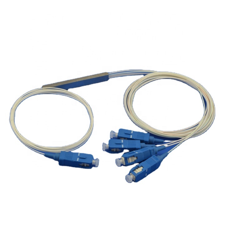 1 : 2 / 1 : 4 / 1 : 8 / 1 : 16 FTTH FBT Fiber Splitter Cable SC Fiber ...