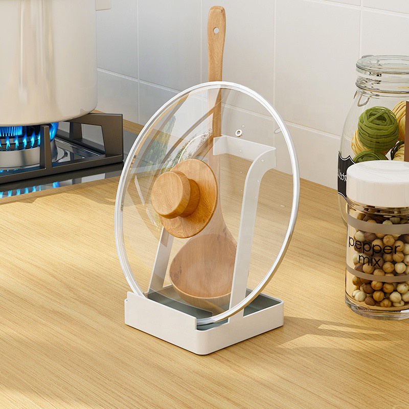 Kitchen pan lid rack spoon rack rack multifunctional spoon rack ...
