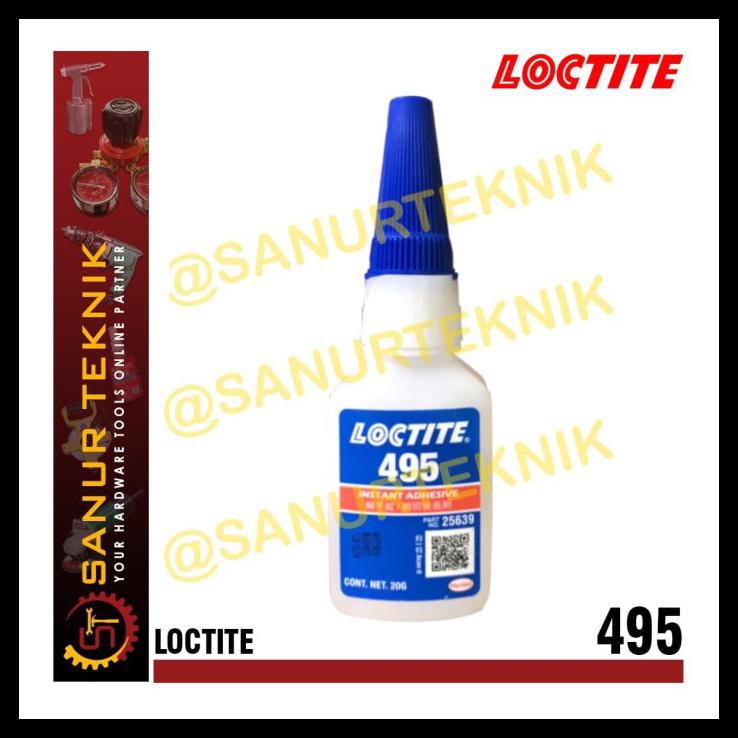 Loctite 495 / Loctite495 Bolt Glue / Instant Adhesive (20 Gr) | Shopee ...