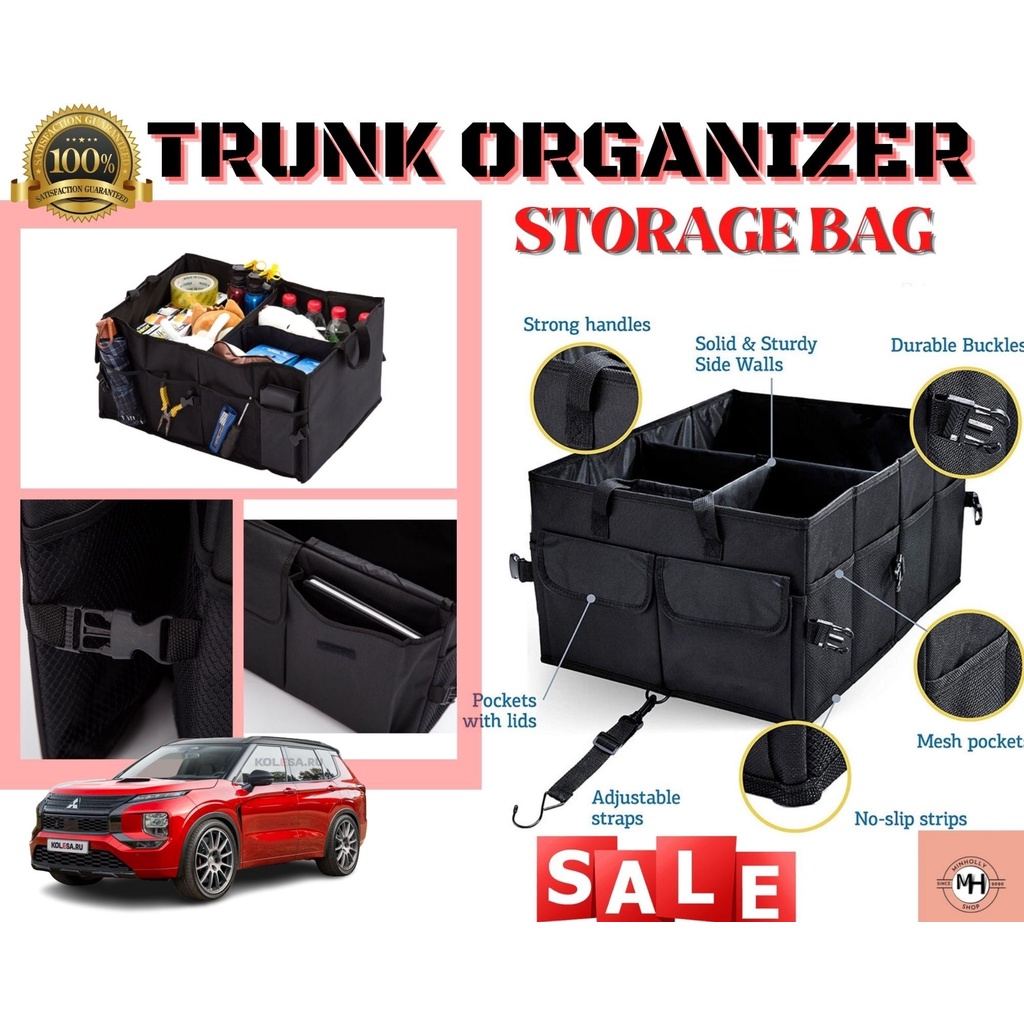 MH ORIGINAL CAR TRUNK ORGANIZER (AKIOKI) FOR : MITSUBISHI OUTLANDER ...