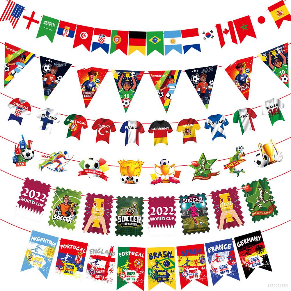 Estar The FIFA World Cup Qatar 2022 Flag decoration football party ...