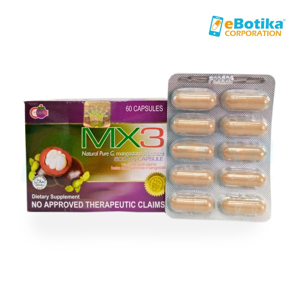 MX3 Mangosteen 500mg (10pcs Capsule) | Shopee Philippines