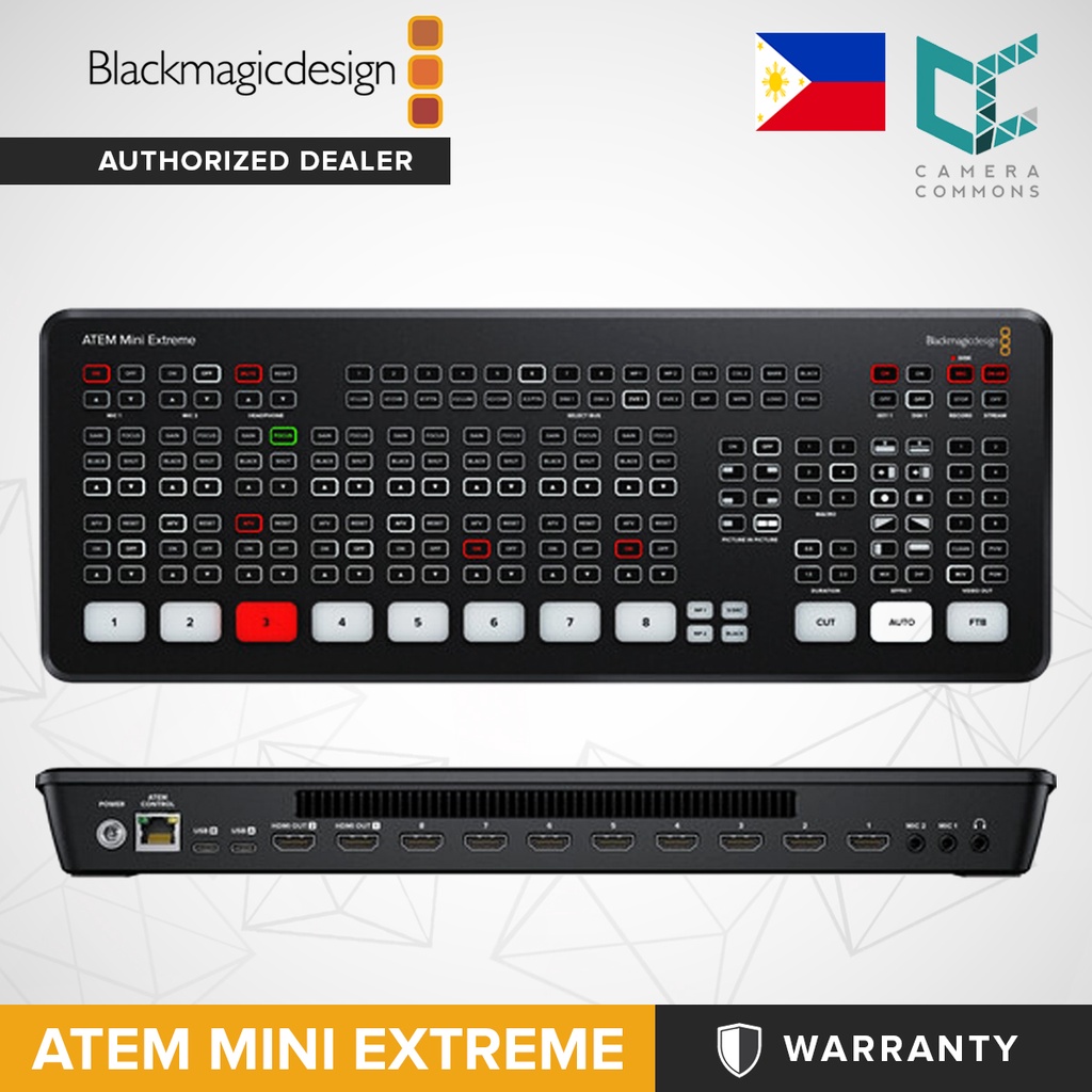 Blackmagic Design ATEM Mini Extreme Live Production Professional ...