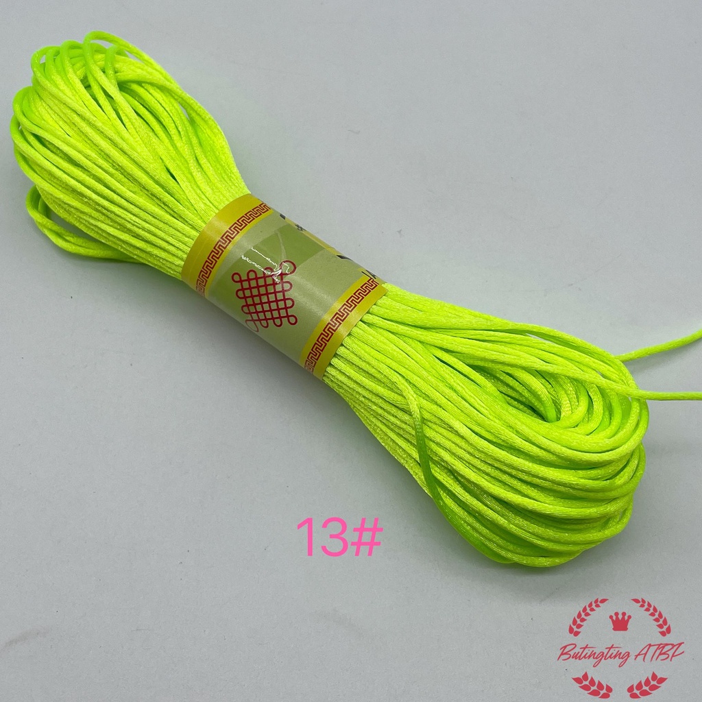 20 mete/ bundle 1.5mm Polyester Braided Long Rope DIY Chinese Knot ...