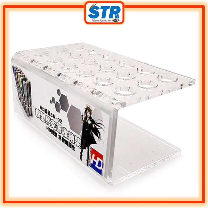 HD - Acrylic Marker Storage Rack for Gundam Marker 18 Holes [SN-02 ...